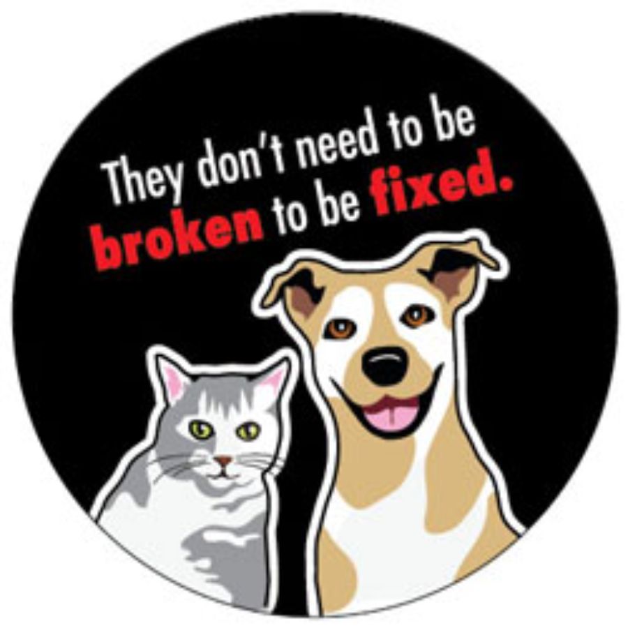 They Don't Need To Be Broken To Be Fixed - Circle Magnet at Sticker Shoppe