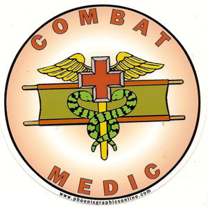 Combat Medic - Decal at Sticker Shoppe