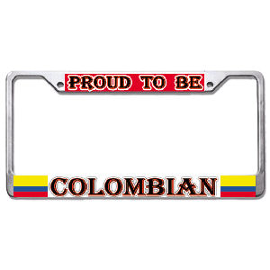Colombian - License Plate Frame at Sticker Shoppe