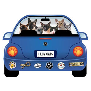 Siamese Cat - PupMobile Magnet at Sticker Shoppe