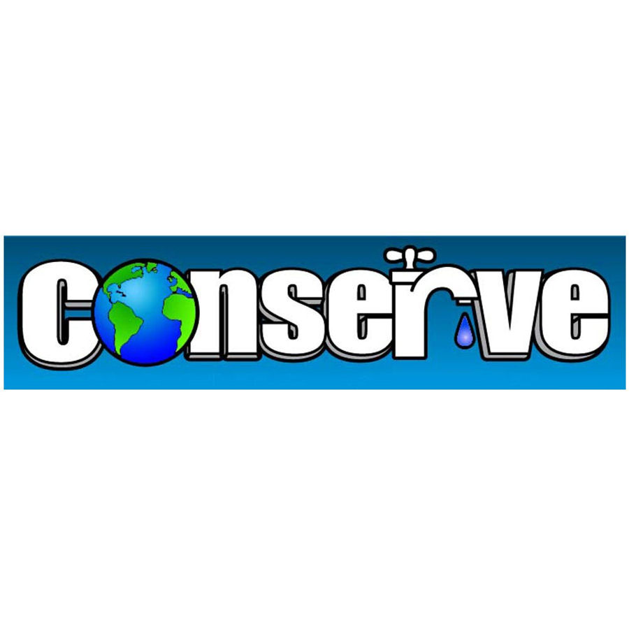 Conserve Water Planet Earth - Bumper Sticker at Sticker Shoppe