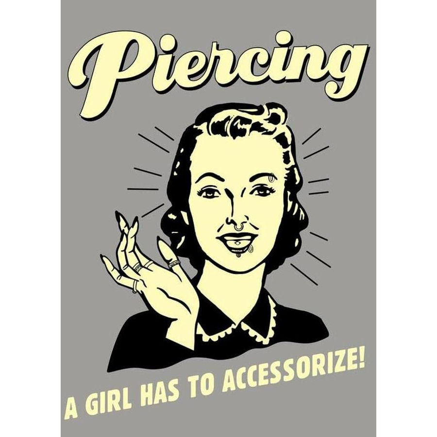 Piercing - Sticker at Sticker Shoppe