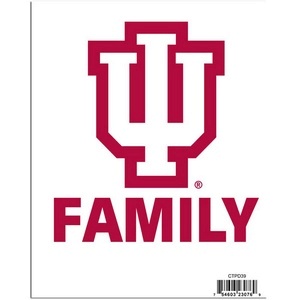 Indiana University Hoosiers - Team Family Pride Decal at Sticker Shoppe
