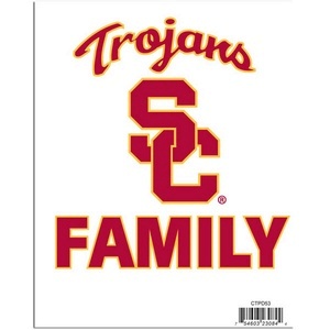 University Of Southern California USC Trojans - Team Family Pride Decal ...