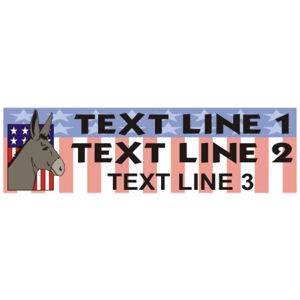 Custom Political Bumper Sticker at Sticker Shoppe