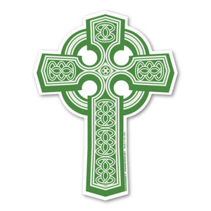 Celtic Cross - Sticker at Sticker Shoppe