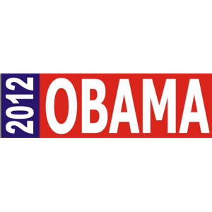 Obama 2012 - Bumper Sticker at Sticker Shoppe