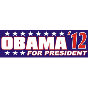 Obama For President - Bumper Sticker at Sticker Shoppe