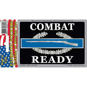 United States Army Combat Ready - Prismatic Rectangle Sticker at ...