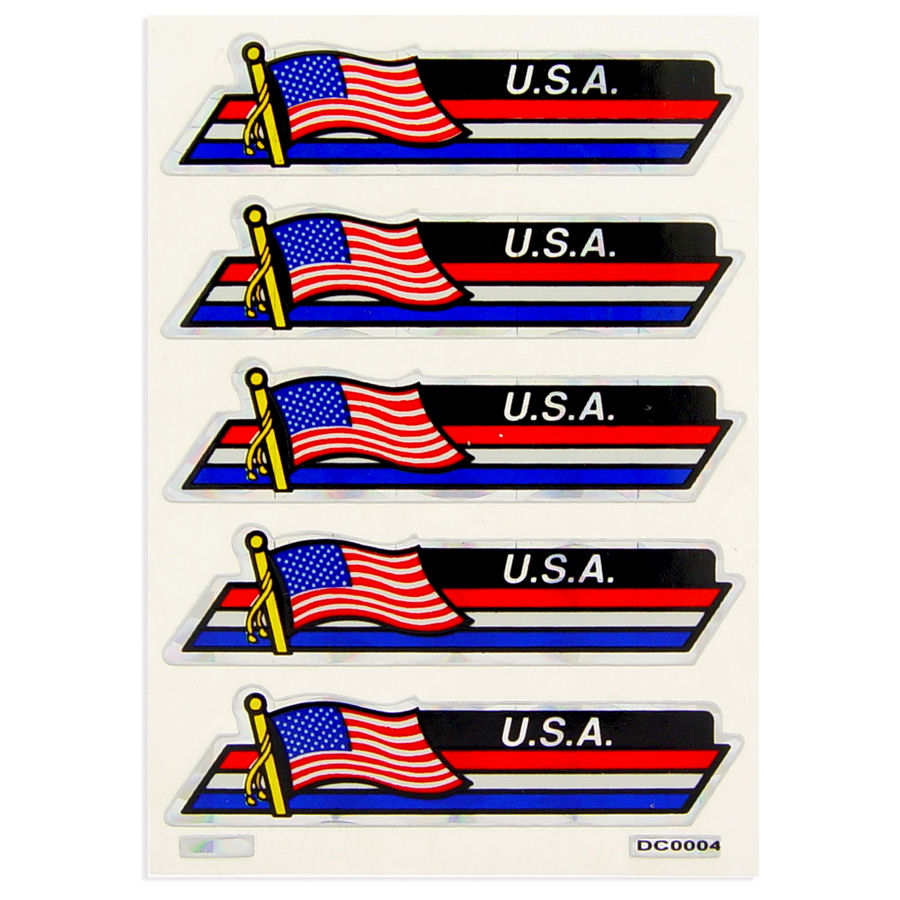 United States of America USA - Set of 5 Mini Sticker Sheet at Sticker ...