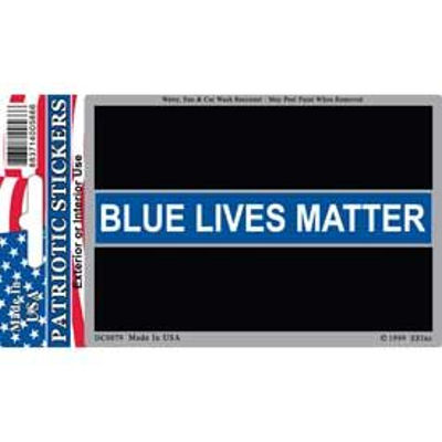 Thin Blue Line Blue Lives Matter - Prismatic Rectangle Sticker at ...