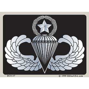 United States Army Parachute Master - Prismatic Rectangle Sticker at ...
