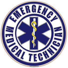 EMT Emergency Medical Technician - Sticker at Sticker Shoppe