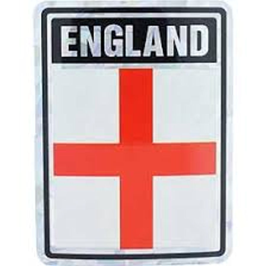 England Flag - Prismatic Rectangle Sticker at Sticker Shoppe