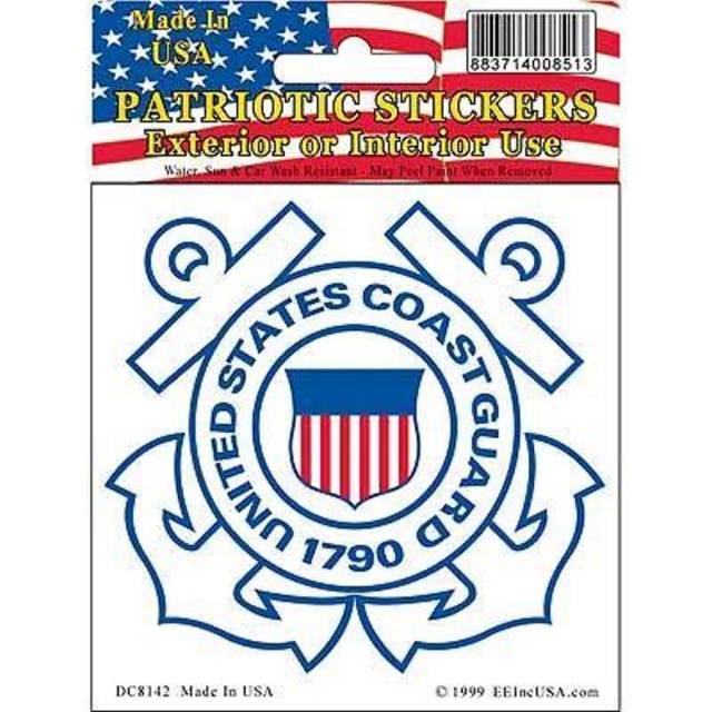 Coast Guard Window Decals