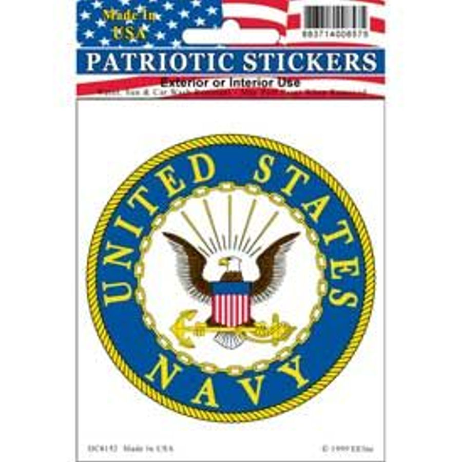 United States Navy - Clear Window Decal at Sticker Shoppe