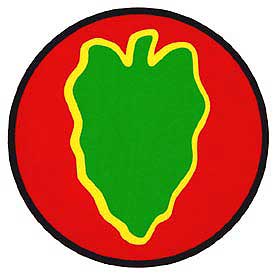 United States Army 24th Infantry Division - Clear Inside Window Decal ...