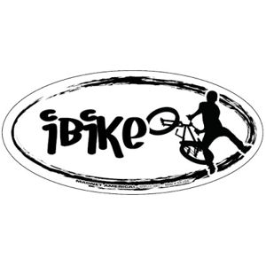 iBike - Oval Decal at Sticker Shoppe