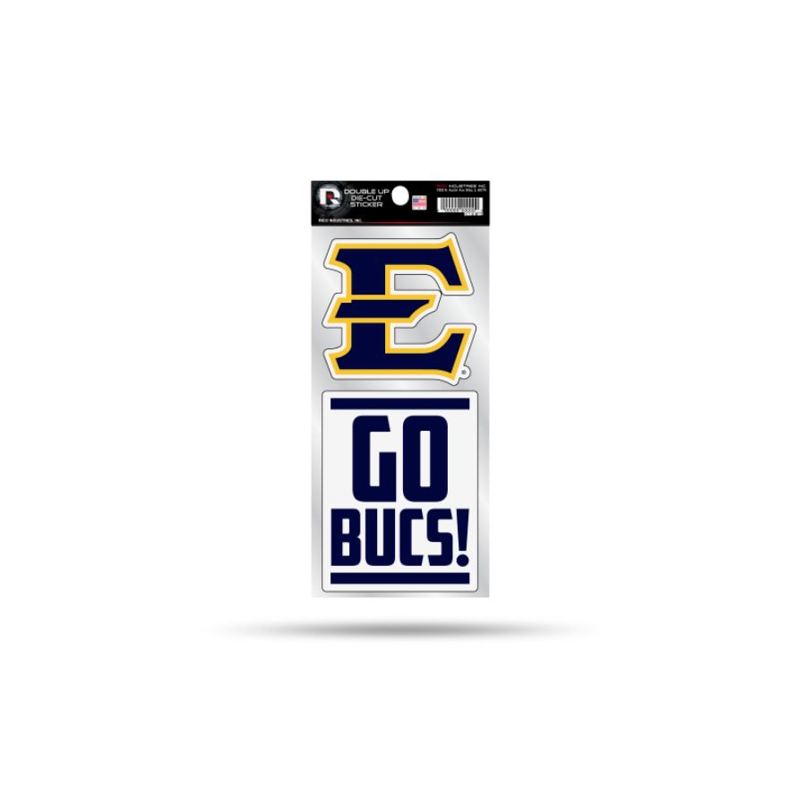 East Tennessee State University Buccaneers Go Bucs Slogan - Double Up ...
