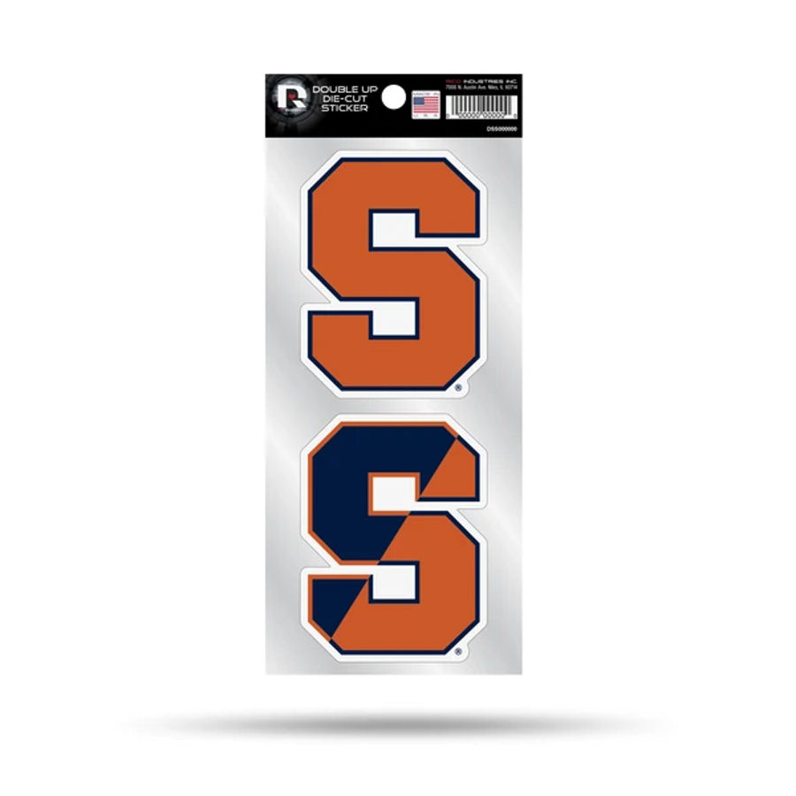 Syracuse University Orange Split Logo - Double Up Die Cut Decal Set at ...
