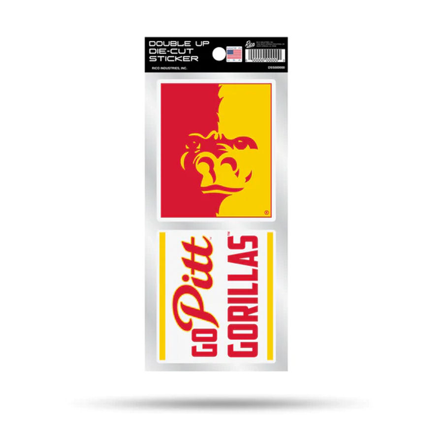 Pittsburg State University Go Gorillas Slogan - Double Up Die Cut Decal ...