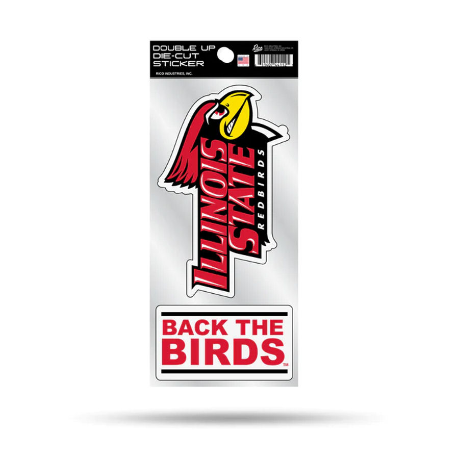 Illinois State University Redbirds - Double Up Die Cut Decal Set at ...
