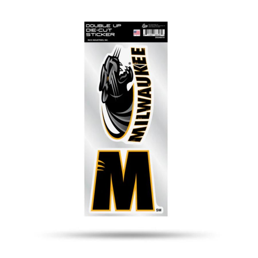 Wisconsin-Milwaukee PanthersDouble Up Die Cut Decal Set at Sticker Shoppe