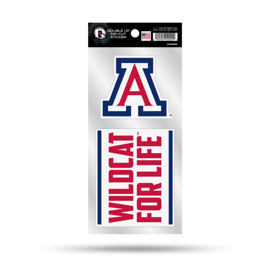 University Of Arizona Wildcats Wildcat For Life Slogan - Double Up Die ...