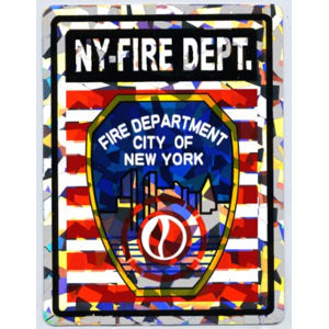 Holographic FDNY - Decal at Sticker Shoppe