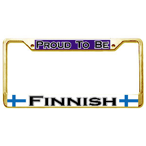 Finnish - License Plate Frame at Sticker Shoppe