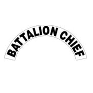 Battalion Chief - Standard Reflective Helmet Crescent Rocker at Sticker ...