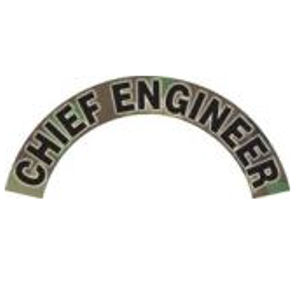 Chief Engineer - Green Camo Reflective Helmet Crescent Rocker at ...
