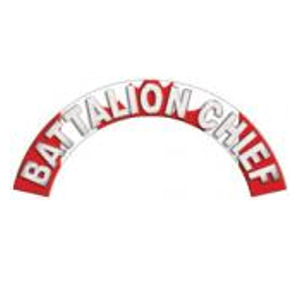 Battalion Chief - Canadian Reflective Helmet Crescent Rocker at Sticker ...