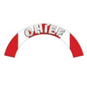 Chief - Canadian Reflective Helmet Crescent Rocker at Sticker Shoppe