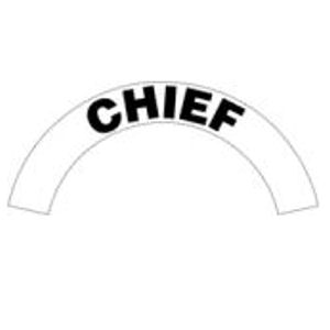 Chief - Standard Reflective Helmet Crescent Rocker at Sticker Shoppe