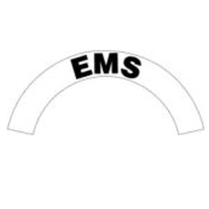 EMS - Standard Reflective Helmet Crescent Rocker at Sticker Shoppe