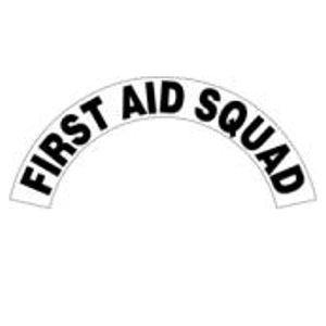 First Aid Squad - Standard Reflective Helmet Crescent Rocker at Sticker ...