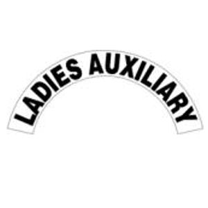 Ladies Auxiliary - Standard Reflective Helmet Crescent Rocker at ...