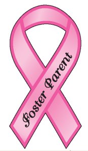 Foster Parent - Ribbon Magnet at Sticker Shoppe