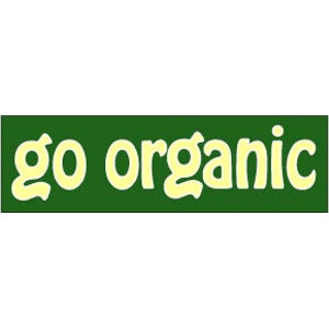 Go Organic - Bumper Magnet at Sticker Shoppe