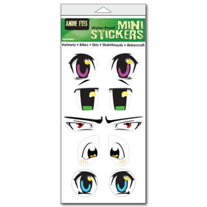 Anime Eyes - Set of 5 Mini Stickers at Sticker Shoppe