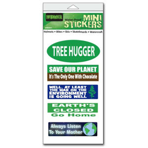 Environmental - Set of 5 Mini Stickers at Sticker Shoppe