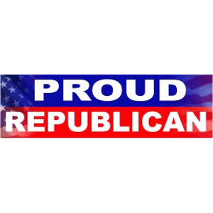 Republican Bumper Stickers On Car