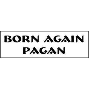 Born Again Pagan - Bumper Magnet at Sticker Shoppe