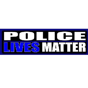 Police Lives Matter - Bumper Magnet at Sticker Shoppe