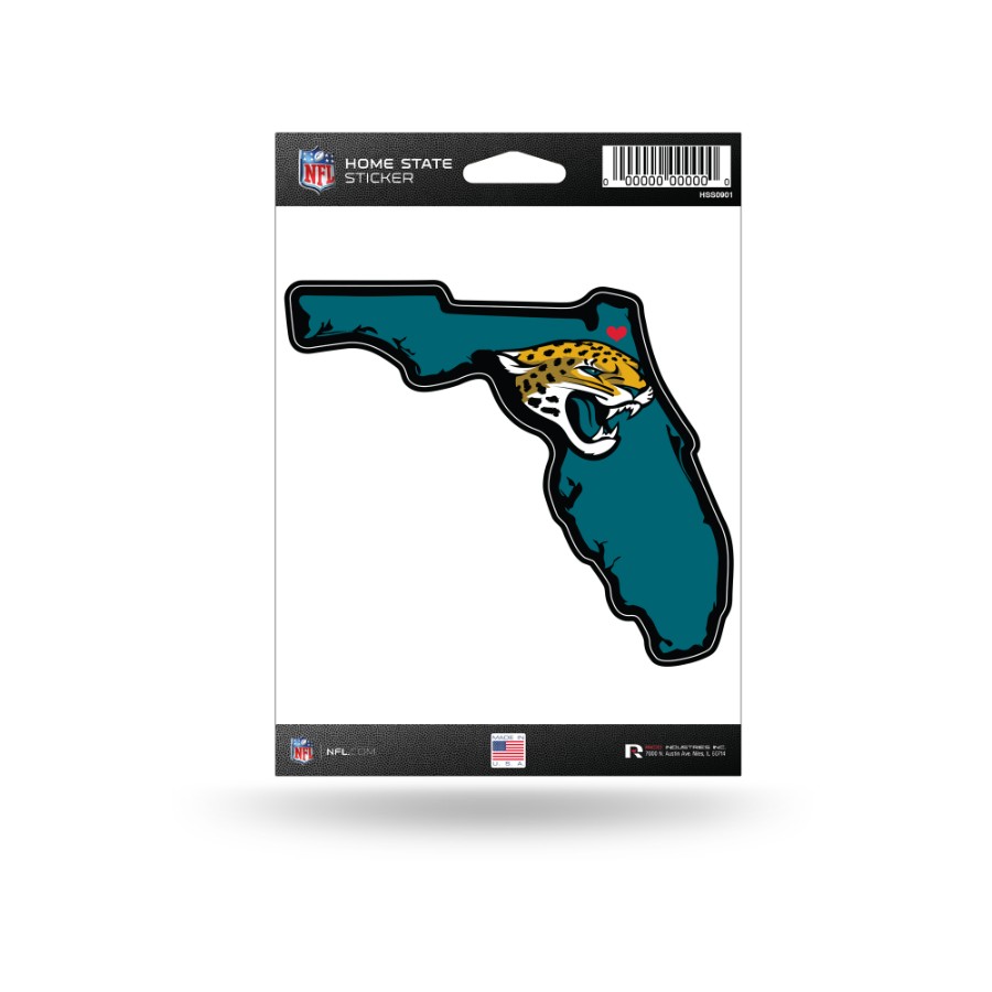 Jacksonville Jaguars Florida - Home State Vinyl Sticker at Sticker Shoppe