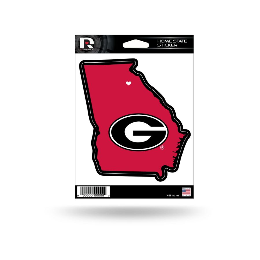 University Of Georgia Bulldogs - Home State Vinyl Sticker at Sticker Shoppe