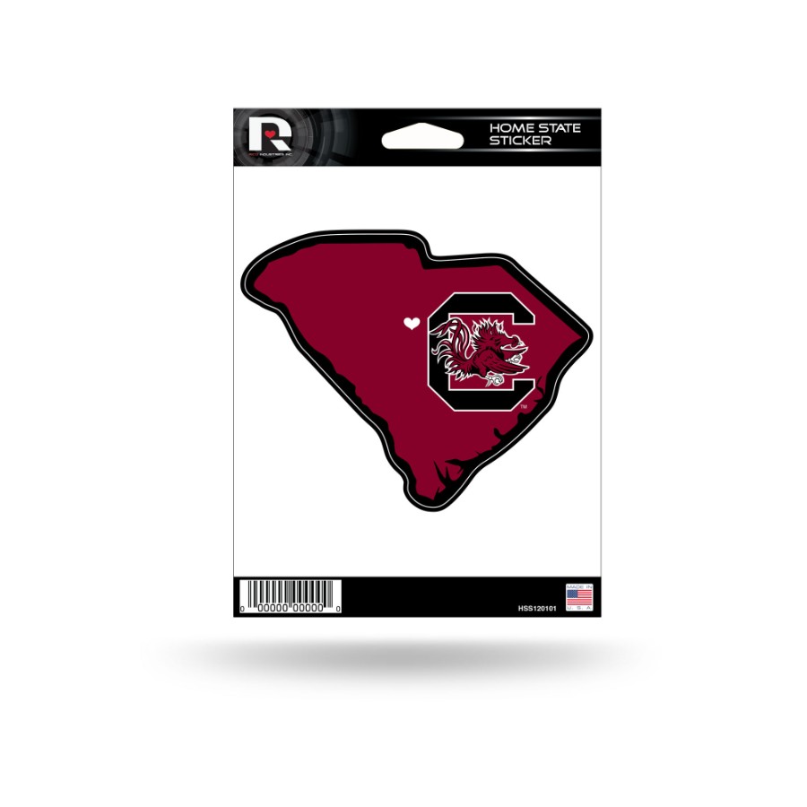 University Of South Carolina Gamecocks - Home State Vinyl Sticker at ...