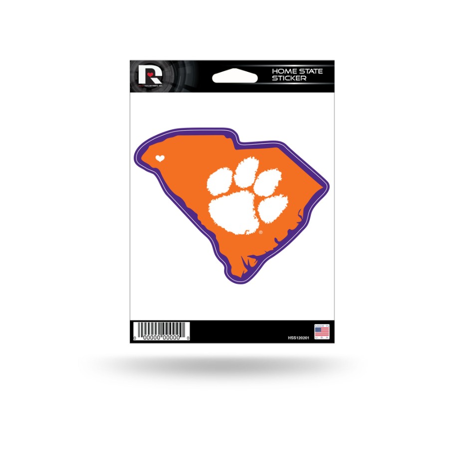 Clemson University Tigers - Home State Vinyl Sticker at Sticker Shoppe
