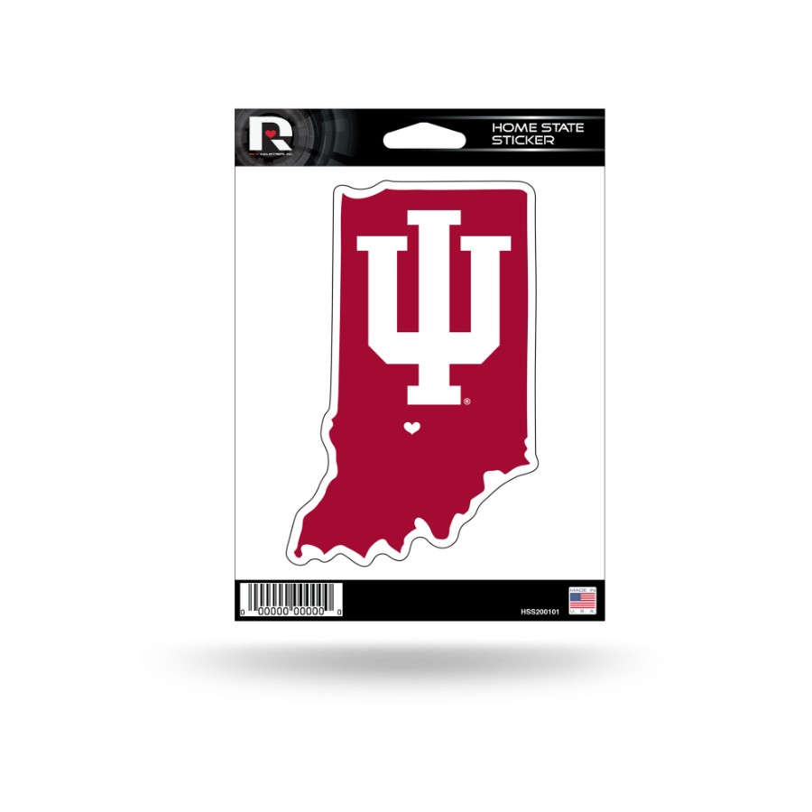 Indiana University Hoosiers - Home State Vinyl Sticker at Sticker Shoppe